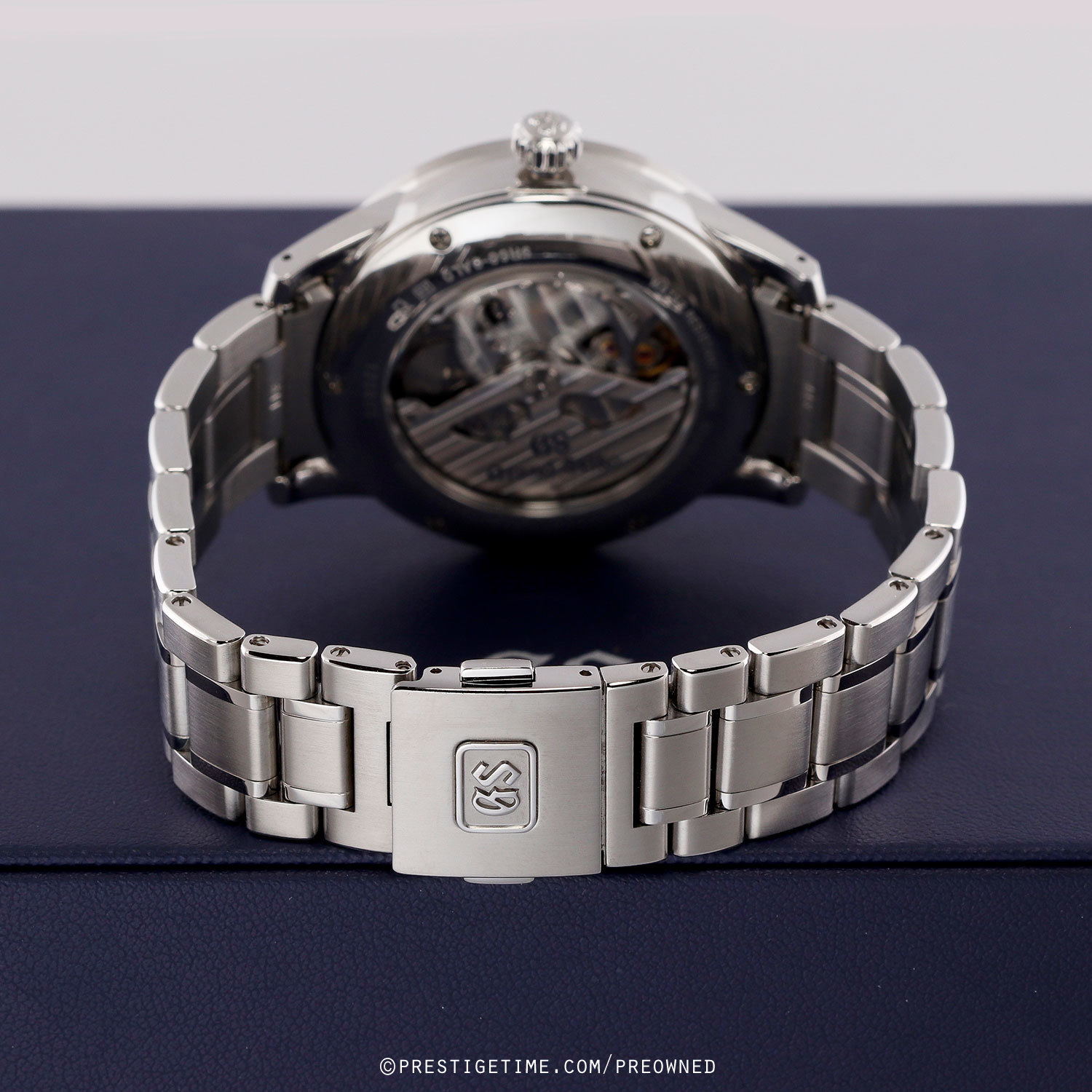 Pre-owned Grand Seiko Elegance Spring Drive GMT 40.2mm sbge271 Autumn Kanro